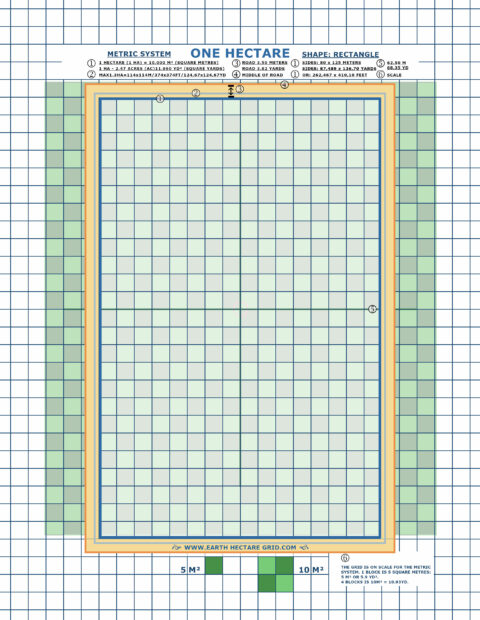 HECTARE MAP | The Earth Hectare Grid